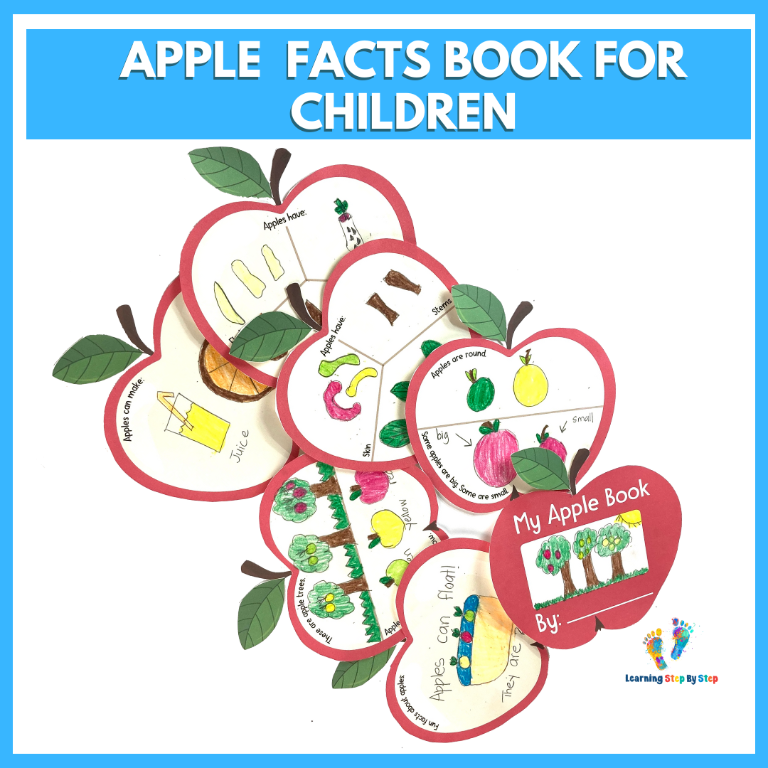 Apple Facts book for Children - Learning Step By Step