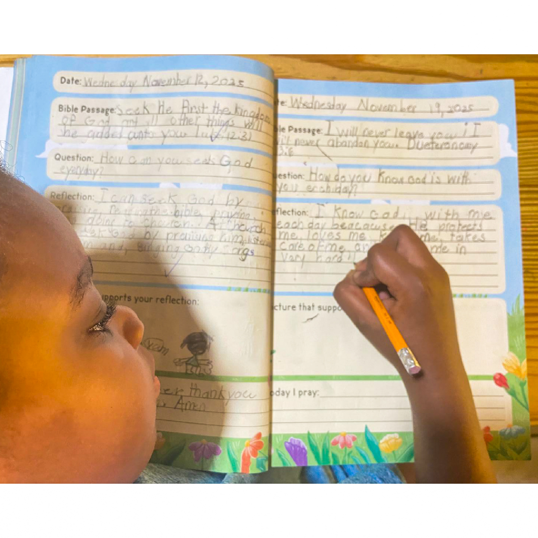 Daily Devotion Reflection Journal for Kids - Learning Step By Step