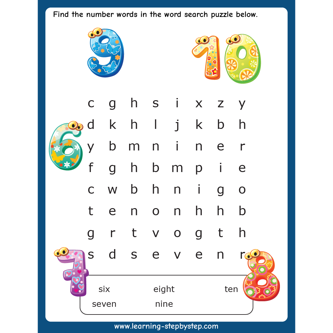 Preschool Numbers Workbook (1–10) - Printable - Learning Step By Step